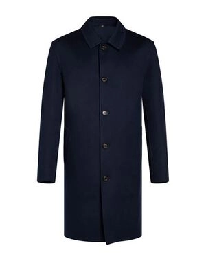 SEALUP Coat Size Virgin Wool, Cashmere - Navy