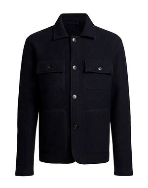 Façonnable Jacket Midnight Size Wool - Blue