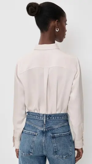 Spanx Silky Smooth Button Down Thong Bodysuit