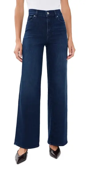 FRAME Le Slim Palazzo Jeans - Ultraviolet