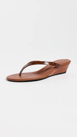 Christopher Esber Scala Embossed Wedge Sandals