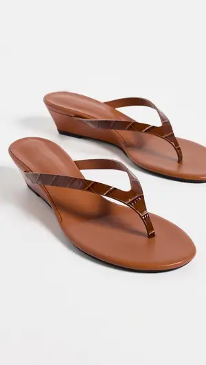 Christopher Esber Scala Embossed Wedge Sandals