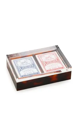 TIZO DESIGN Lucite Tortoise Card Set Tortoise
