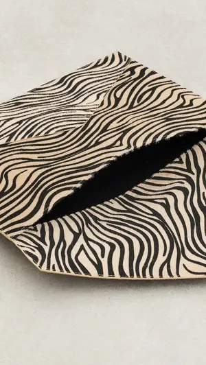 HEAVEN MAYHEM Print Faux Leather Laptop Sleeve