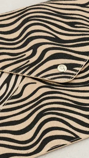 HEAVEN MAYHEM Print Faux Leather Laptop Sleeve