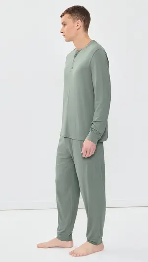 Eberjey Henry Long Pajamas Set