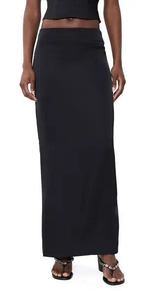 Lioness Front Row Maxi Skirt - Noir