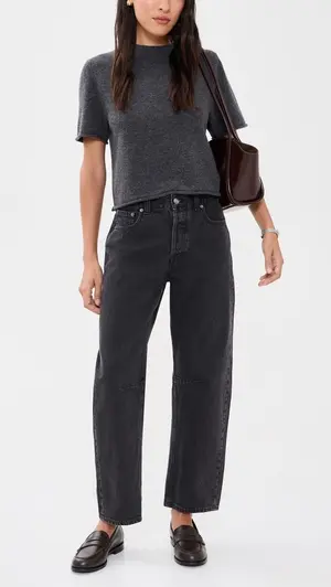 Madewell The Darted Barrel-leg Jeans