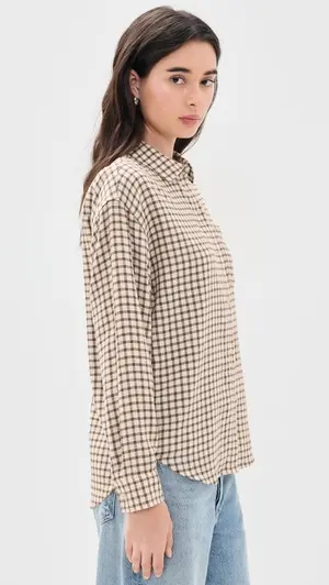 Z Supply River Plaid Button-up Shirt