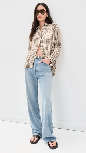Z Supply River Plaid Button-up Shirt
