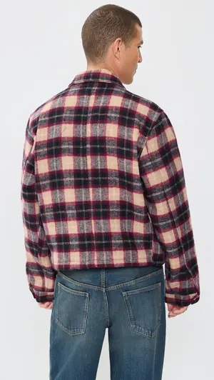 ASHER Zed Plaid Zip-up Jacket