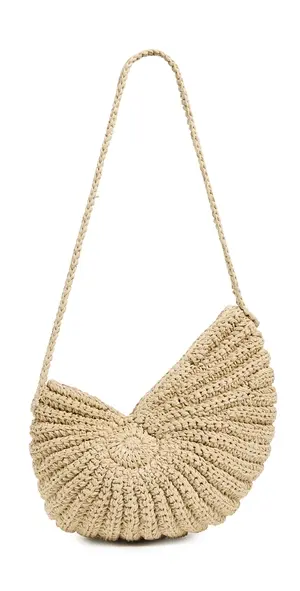Stoney Clover Lane Shell Spiral Bag - Natural