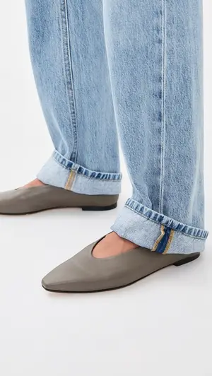 AeydĒ Betty Nappa Leather Flats