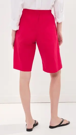LE BOP Frances Bermuda Shorts - Red