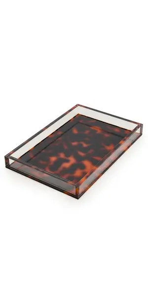 TIZO DESIGN Lucite Tray 12x8 - Tortoise