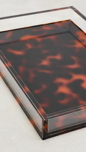 TIZO DESIGN Lucite Tray 12x8
