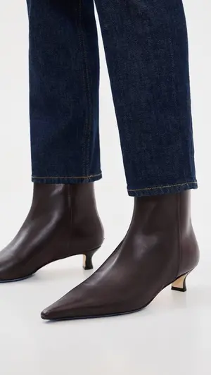 AeydĒ Zoe Leather Ankle Boots