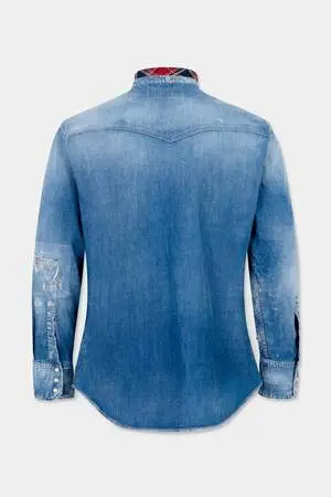 Dsquared2 Medium Wash Canadian Vintage Shirt