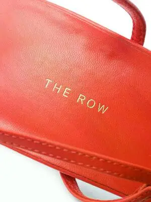 THE ROW Buckled Leather Heeled Sandals