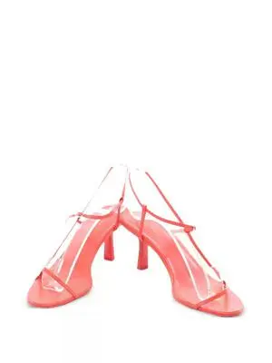 THE ROW Buckled Leather Heeled Sandals
