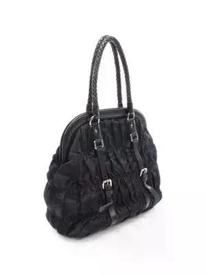 Prada 2000s Gathered-detail Tote Bag