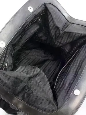 Prada 2000s Gathered-detail Tote Bag