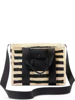 ERES Voyageur Raffia Tote Bag - Neutrals