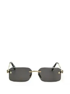 BVLGARI Serpenti Rimless Square-shaped Sunglasses - Gold