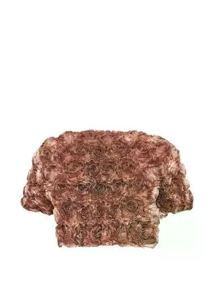 ALINA Floral-taffeta Cropped Jacket