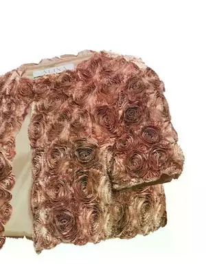 ALINA Floral-taffeta Cropped Jacket