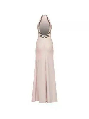 ALINA Halterneck Maxi Dress - Pink