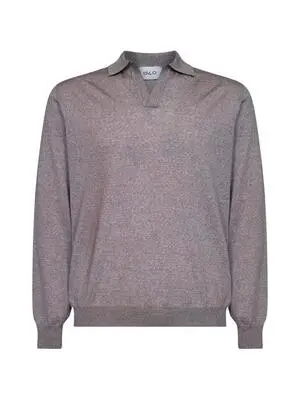 D4.0 Virgin Wool Long-sleeve T-shirt - Brown