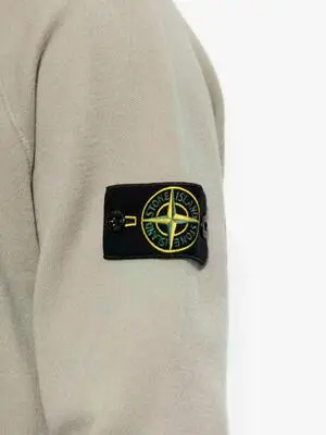Stone Island Logo-patch Raglan-sleeve Sweater