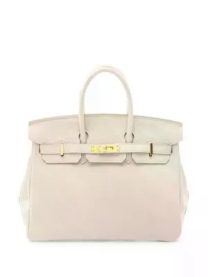 Hermès 2022 25 Birkin Togo Tote Bag - Neutrals