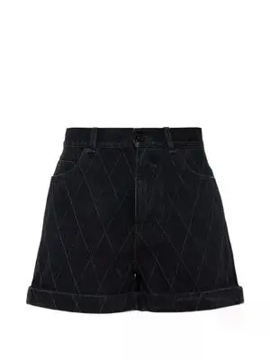 Balmain Raw Edge Hem Shorts For Women