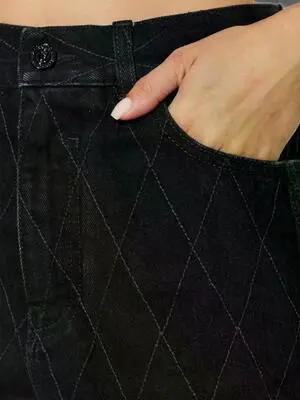 Balmain Diamond Quilted Turn-up Shorts