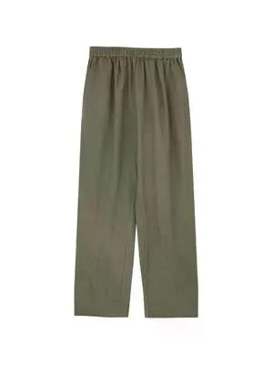 SKALL STUDIO Vetiver Elasticated-waist Trousers - Green