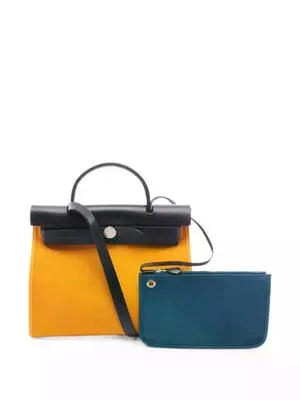 Hermès 2017 Pm Herbag Zip Tote Bag - Orange