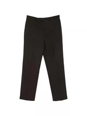 Sandro Pressed-crease Tailored Trousers - Brown