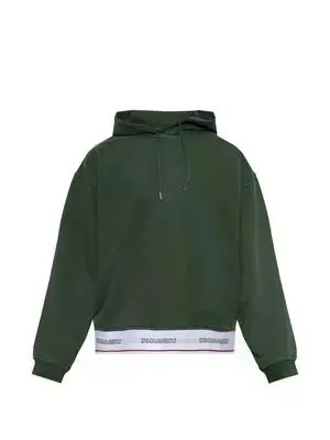 Dsquared2 Logo-tape Drawstring Hoodie