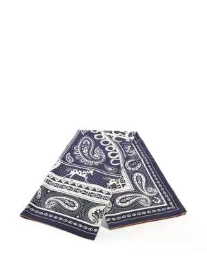 Hermès 2020s Cheval De Coeur Bandana Scarf - Blue
