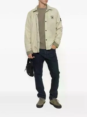 Stone Island Wind-resistant Padded Coach Jacket - Neutrals