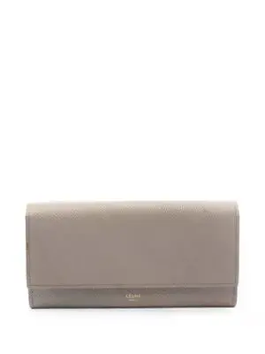 Celine 2010s Flap Wallet - Neutrals
