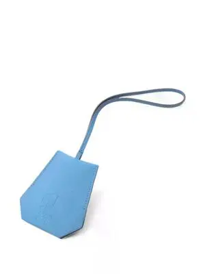 Hermès Clochette Cles Bag Charm In Swift Leather - Blue