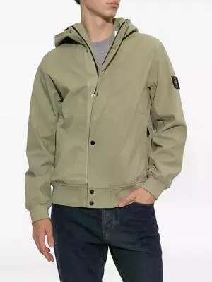 Stone Island Logo-patch Hooded Jacket