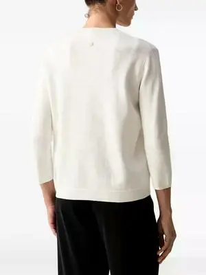 JOOP! Jacquard-knit Three-quarter Sleeve T-shirt