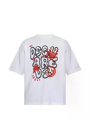 Dsquared2 Logo-print Short-sleeve T-shirt - White