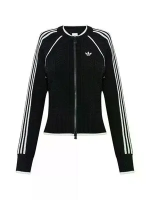 Adidas Cardigan With Detachable Hood - Black