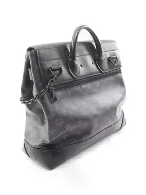 LOUIS VUITTON 2021 Pm Steamer Monogram Eclipse Tote Bag