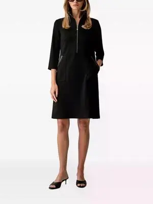 Joseph Ribkoff High-neck Mini Dress With Striped Trim